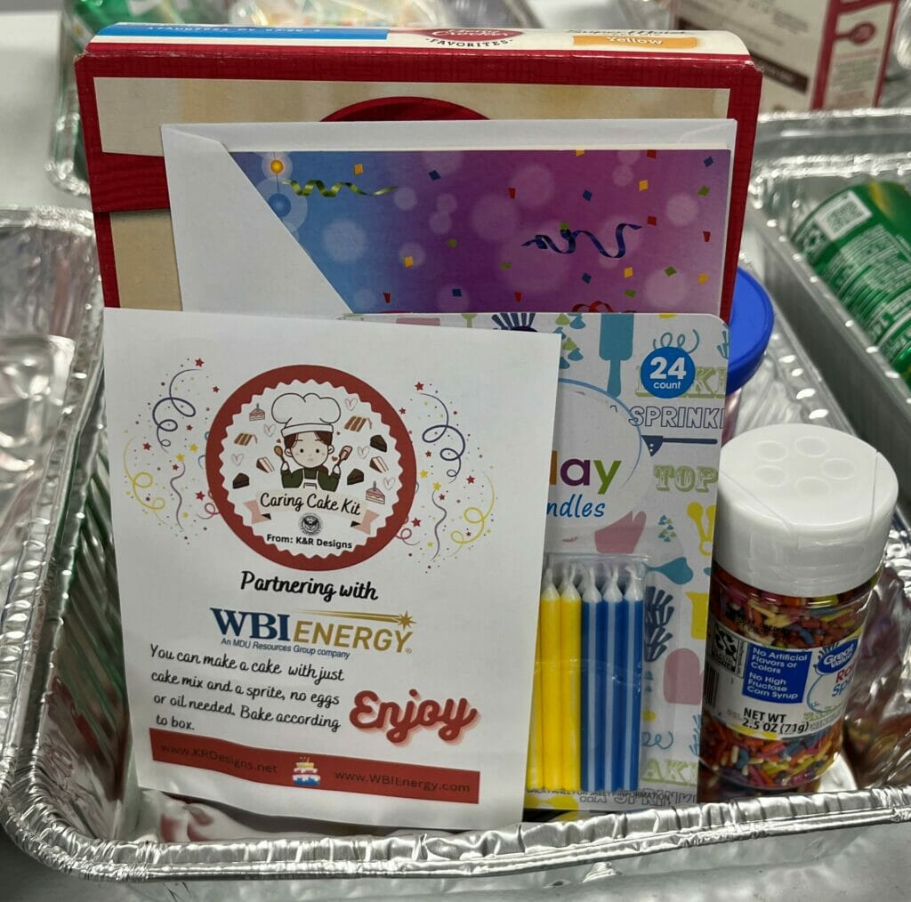 Brightening birthdays: WBI Energy employees donate 42 Caring Cake Kits ...